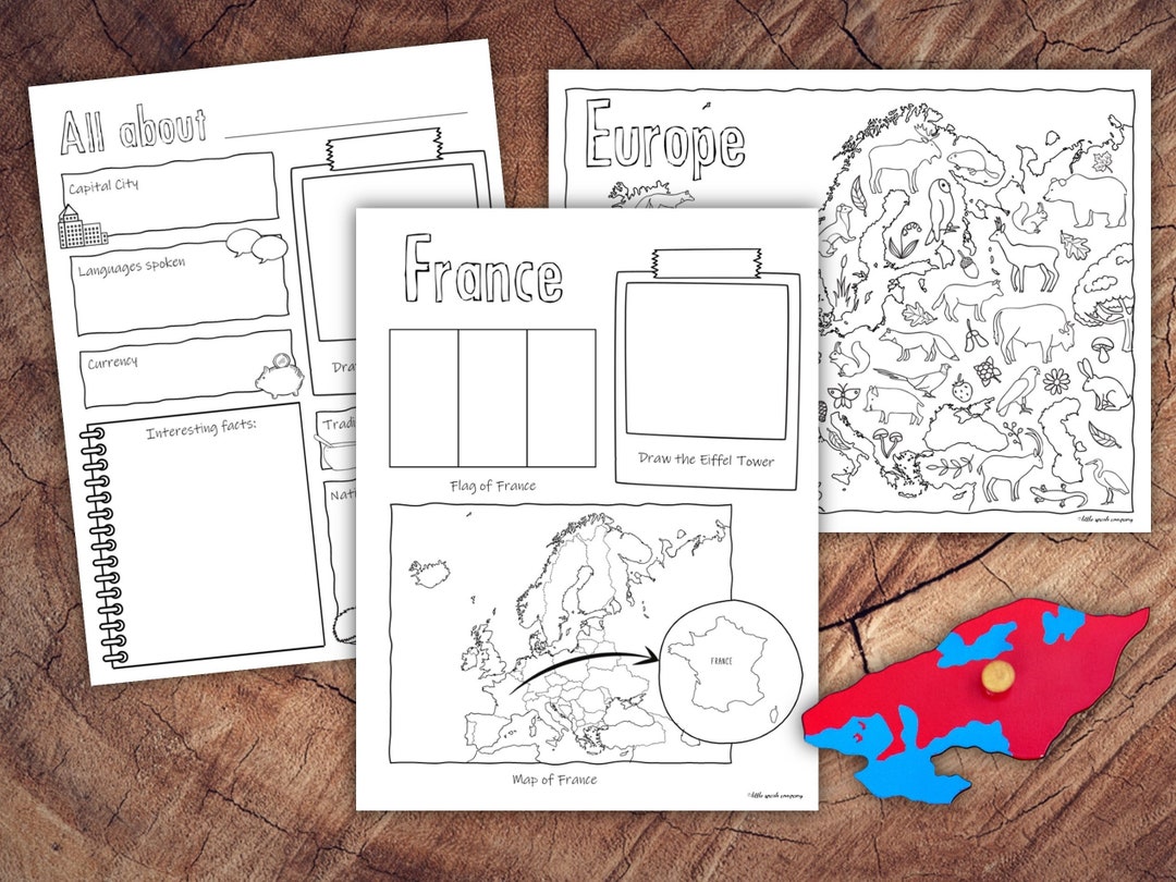 European Countries Research Pack With BONUS, Homeschool Geography - Etsy