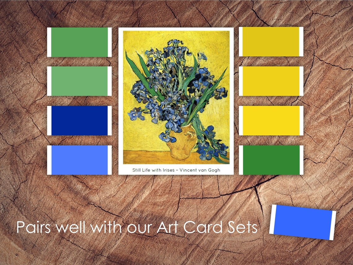 Printable Montessori Colour Tablets Preschool Colours | Etsy