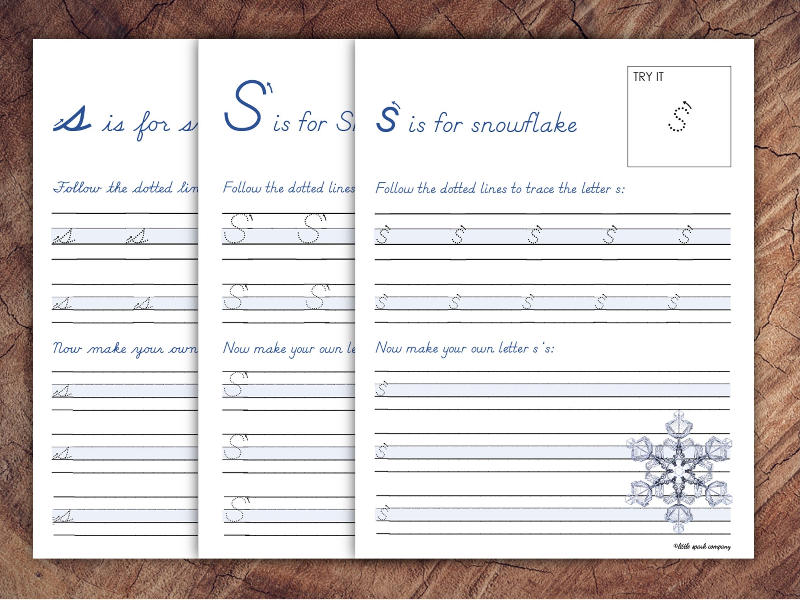 Snowflakes Bundle Preschool Literacy Math DIGITAL DOWNLOAD - Etsy