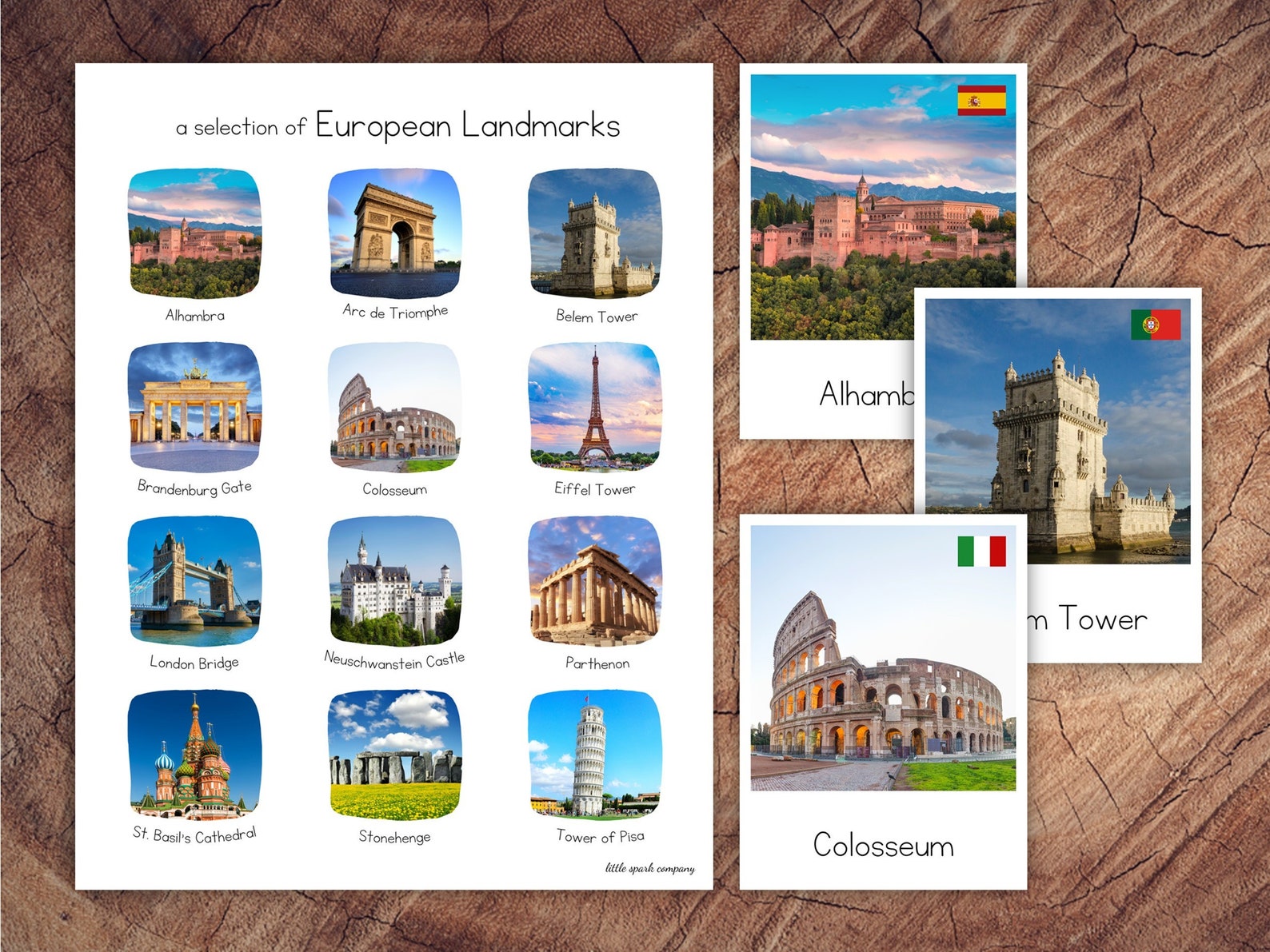 European Landmarks Pack With Extension - Etsy