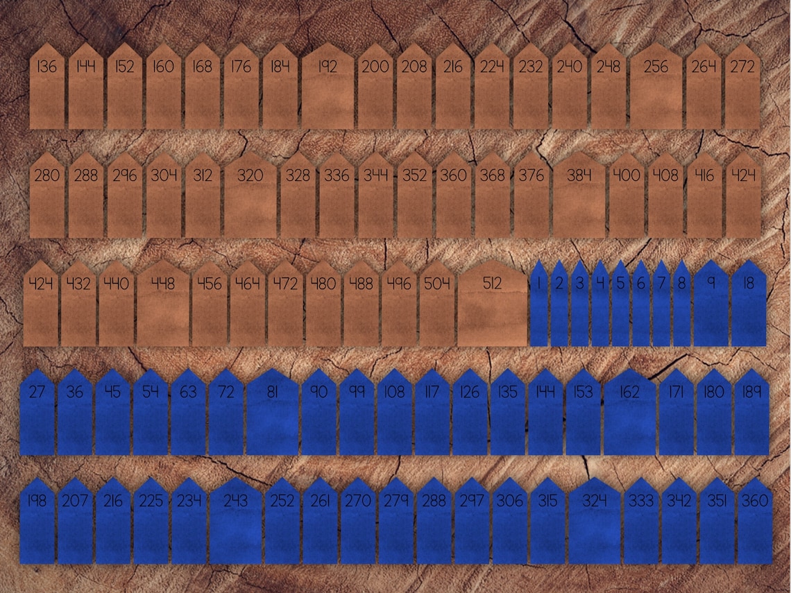 Printable Montessori Skip Counting Arrows for Short and Long - Etsy