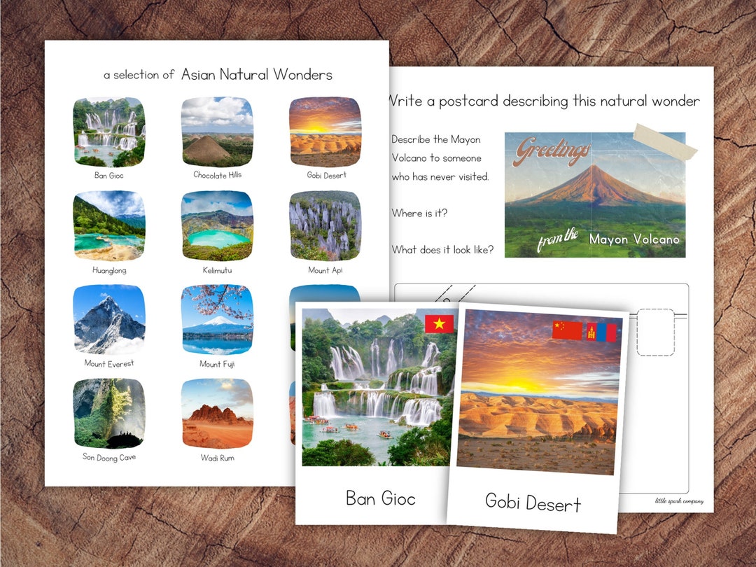 Asian Natural Wonders Pack With Extension - Etsy