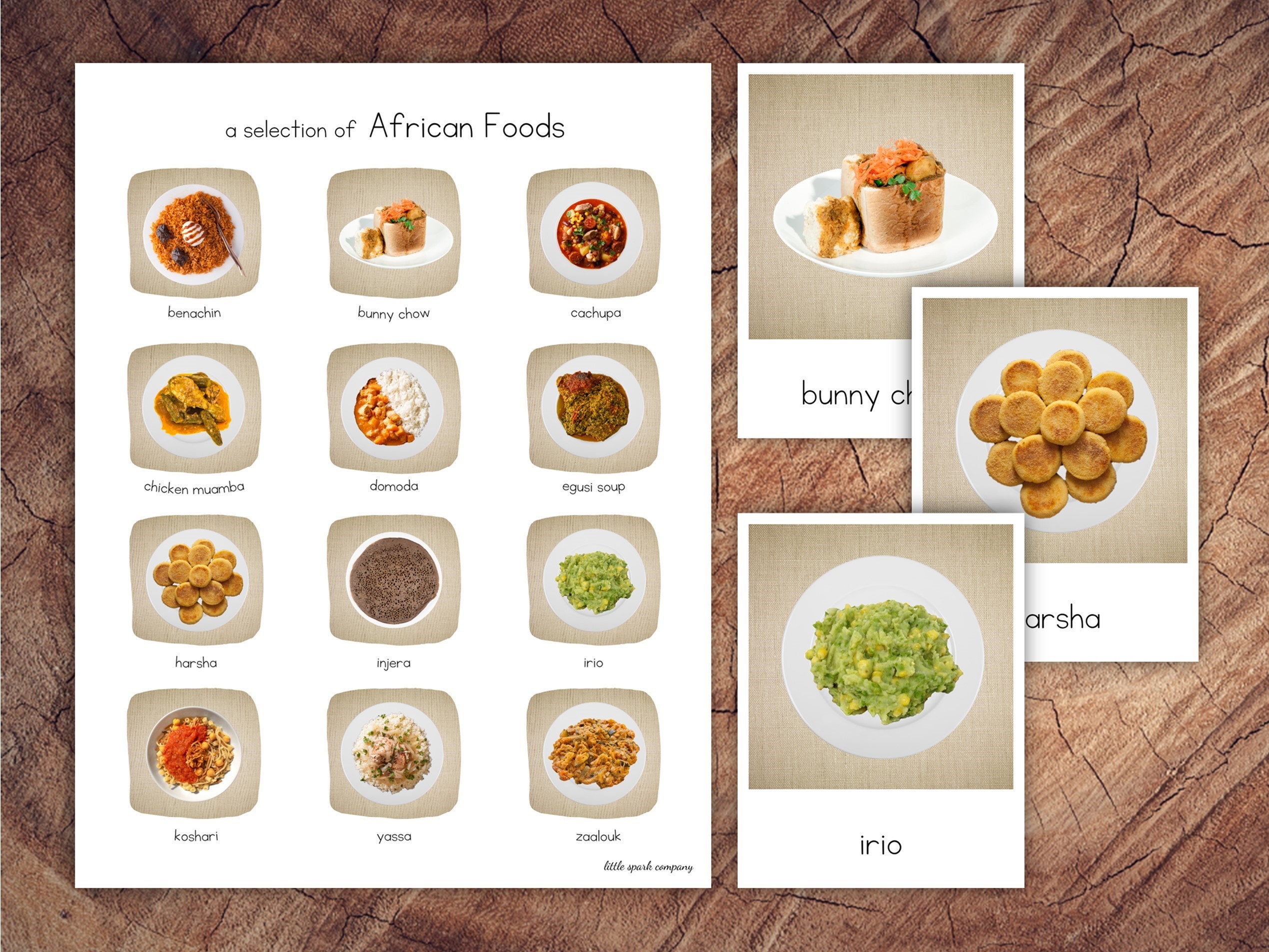 African Foods Pack With Extension - Etsy Canada