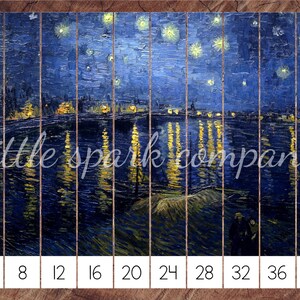 Skip Counting With Van Gogh, Preschool Skip Counting Puzzles - Etsy