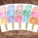 Summer Popsicles Numbers and Letters, Alphabet Matching, Number ...