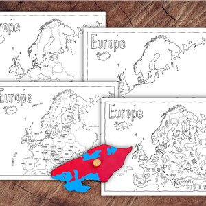 European Countries Research Pack With BONUS, Homeschool Geography - Etsy