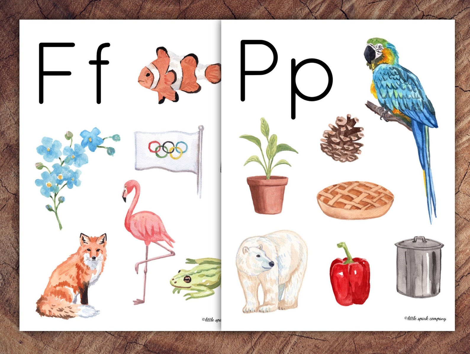 Preschool Alphabet Letter Sounds Poster Set | Etsy