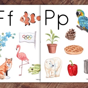 Preschool Alphabet Letter Sounds Poster Set | Etsy