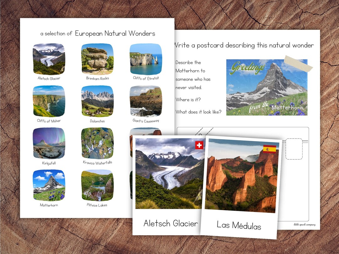 European Natural Wonders Pack With Extension - Etsy