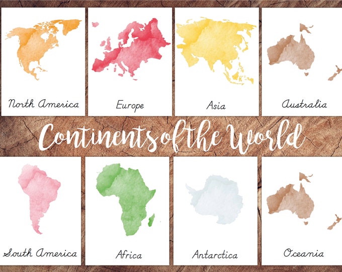 Montessori Around the World Landmarks 3 Part Cards - Etsy Ireland