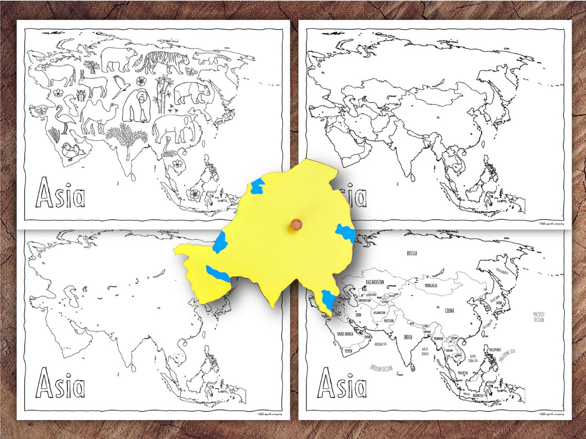 Asian Countries Research Pack, Homeschool Geography - Etsy