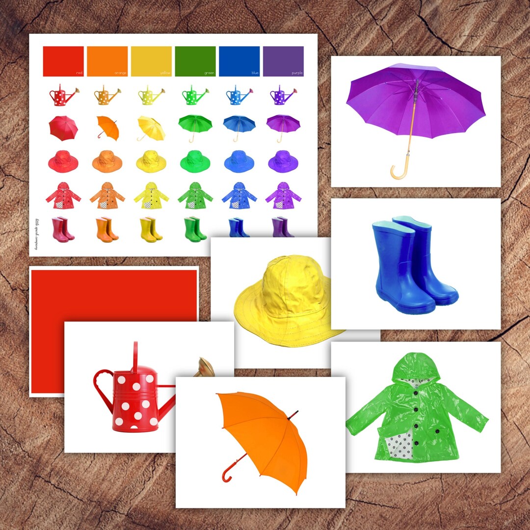 Spring Color Sorting, Toddler, Preschool - Etsy