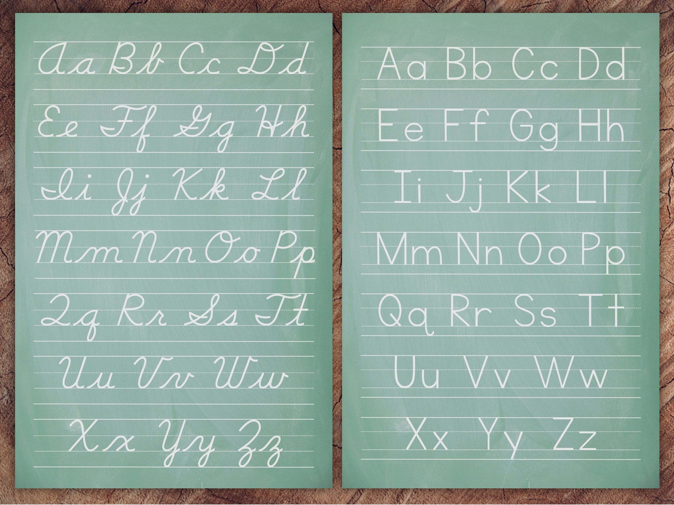 Chalkboard Font Alphabet Cursive
