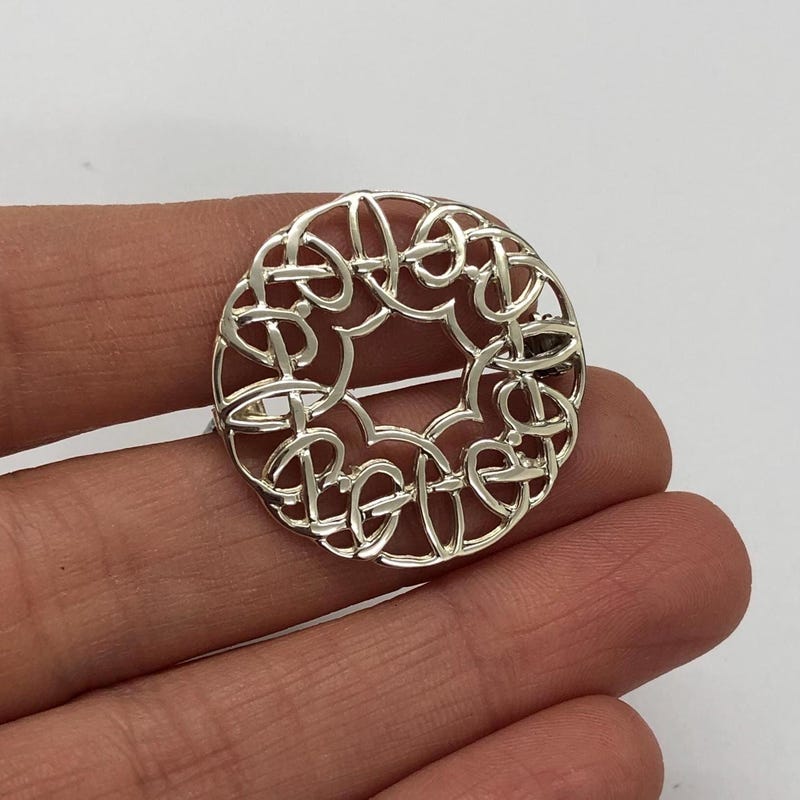 Celtic Knot Brooch - Etsy