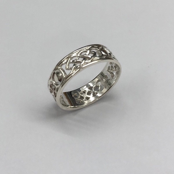 Silver Celtic Ring - Etsy