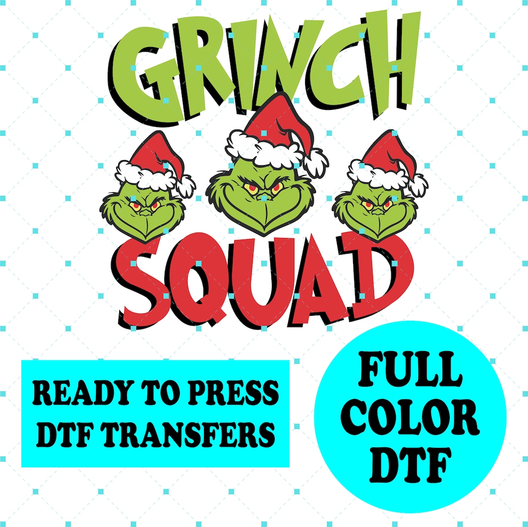 Best Seller Grinch Christmas DTF Christmas Grinch Png Transfer Christmas Funny Christmas Sweater ...