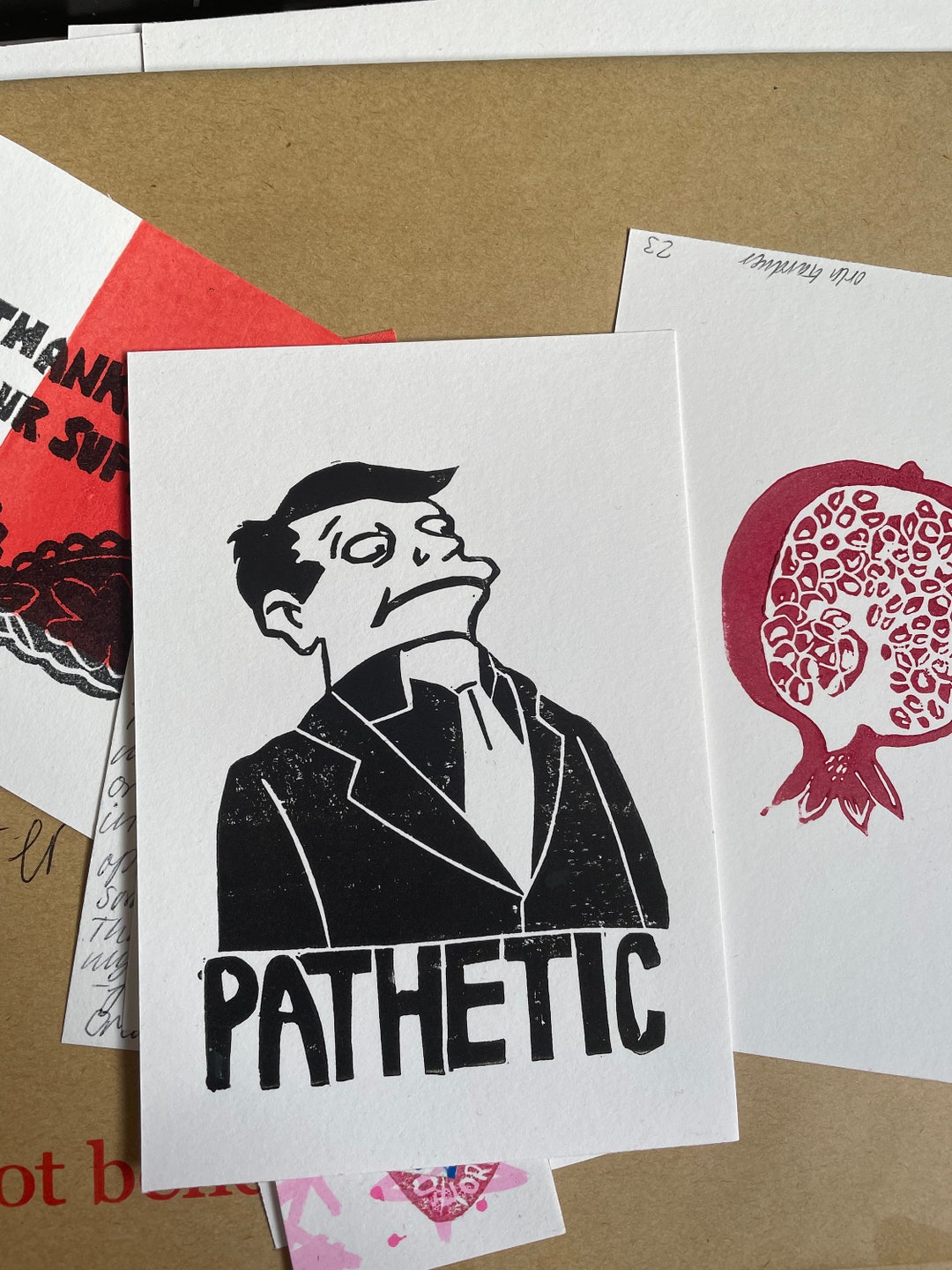 MINI: the Simpson’s Principal Skinner Meme - Pathetic Lino Print - Etsy