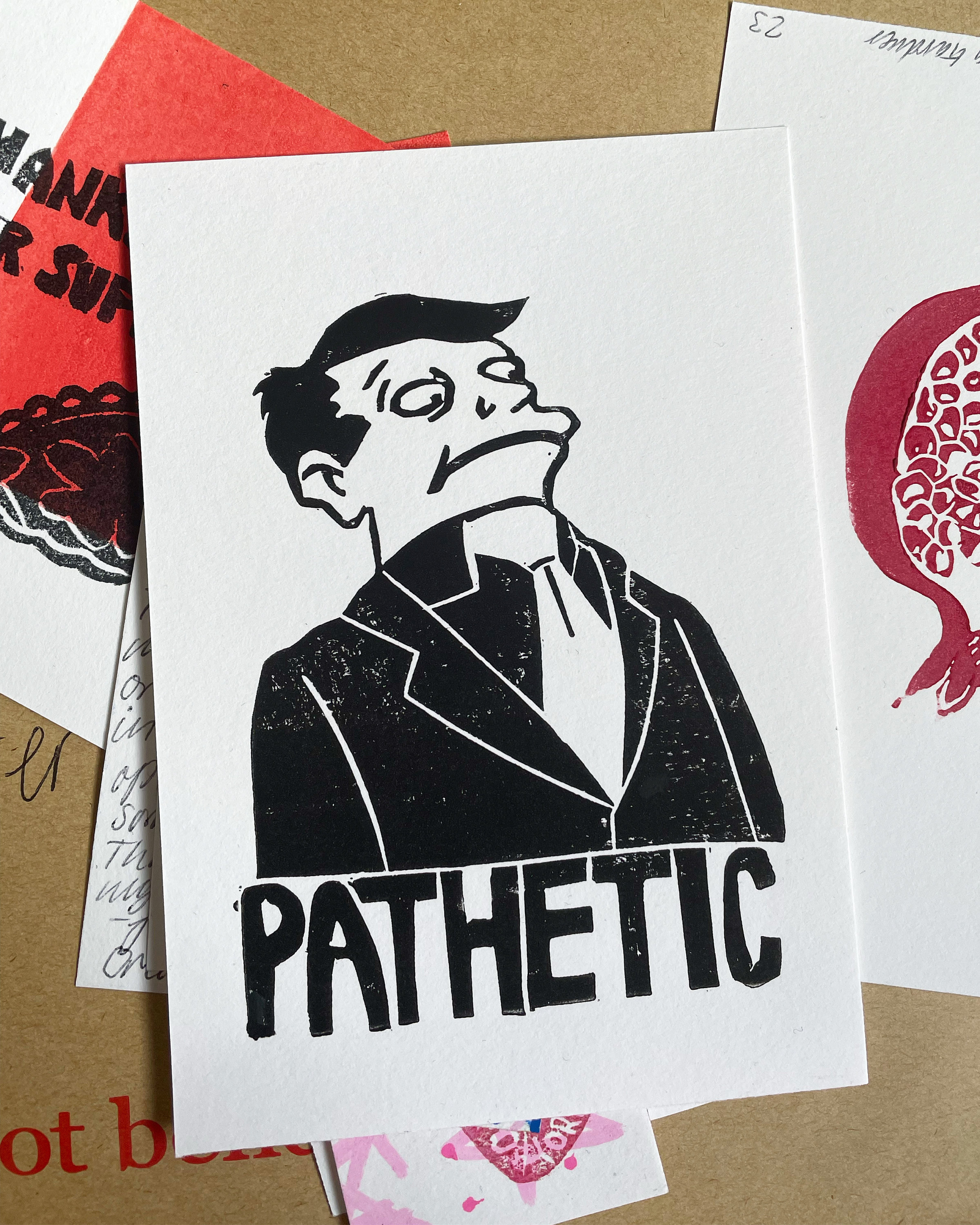 MINI: the Simpsons Principal Skinner Meme Pathetic Lino - Etsy
