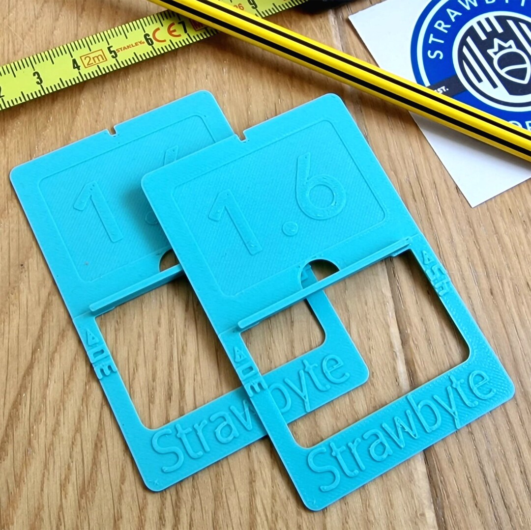 Original Waste Side Jig™ 1.6mm Kerf for Easy Track Saw Cuts (pair) for ...