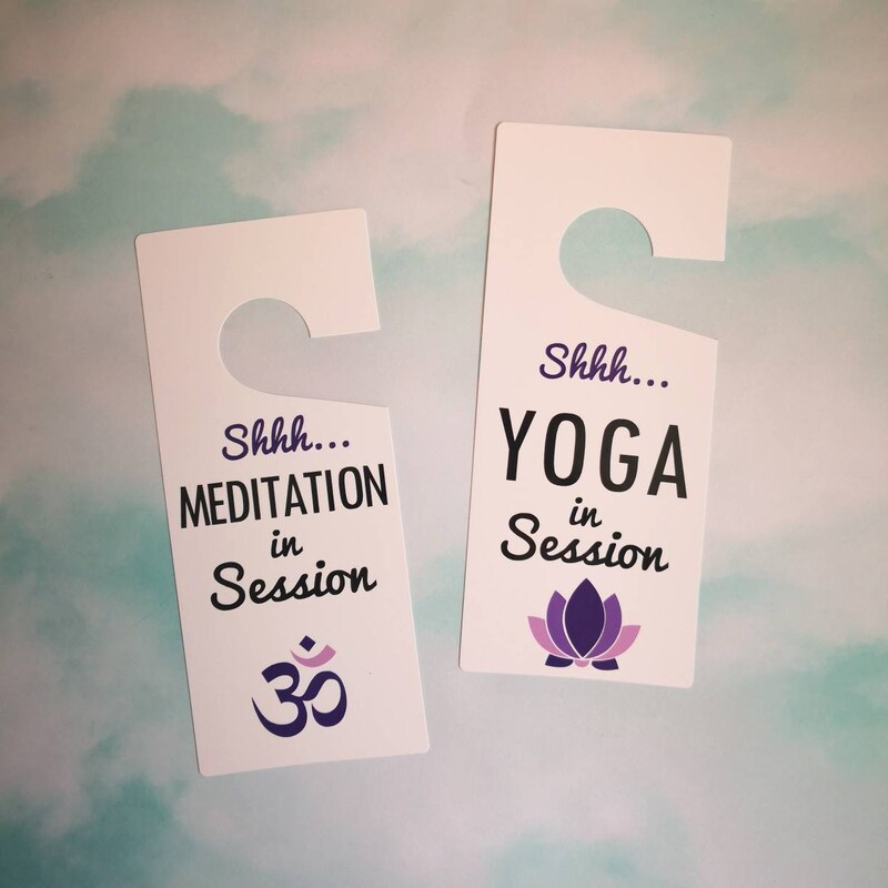 Meditation Sign - Etsy
