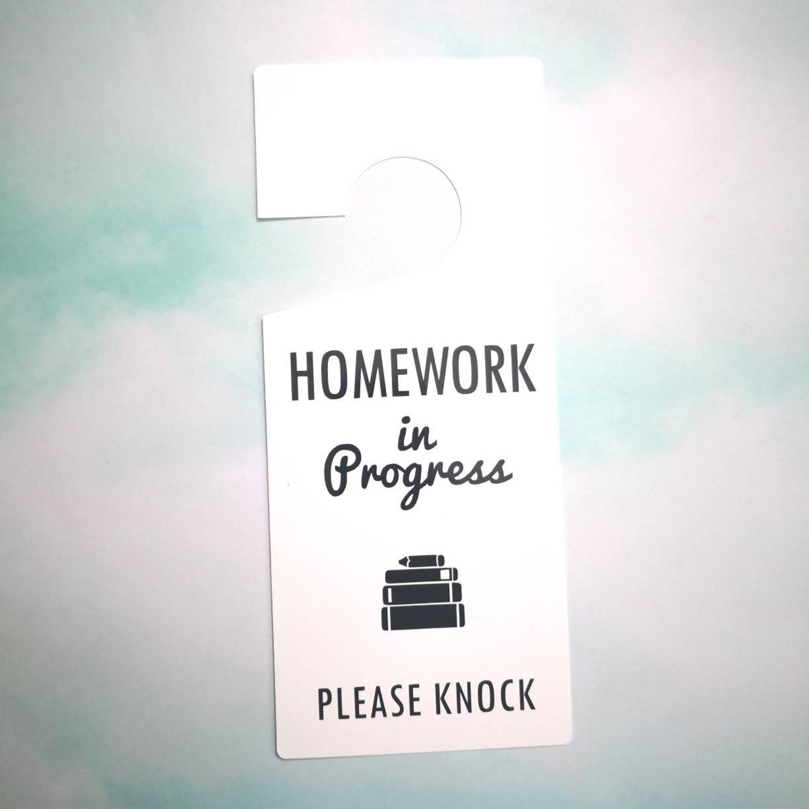 Personalized Door Knob Hanger Zoom in Progress Door Sign - Etsy