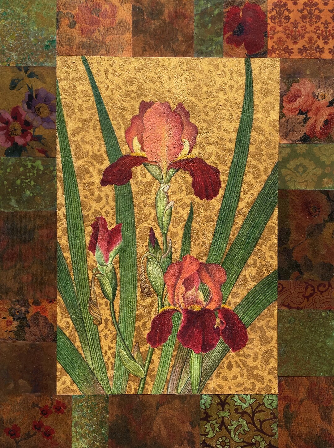 Allison's Iris- Blank Card - Etsy