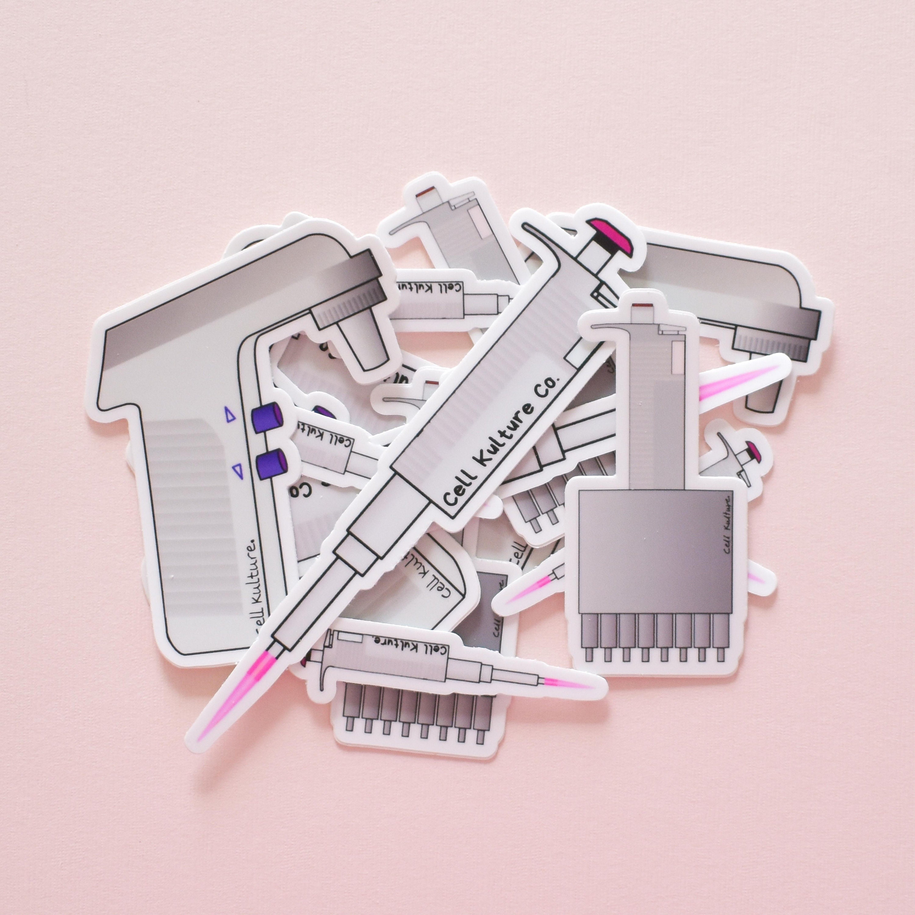 Micro Pipette Vinyl Science Sticker STEM Biology Gift for - Etsy