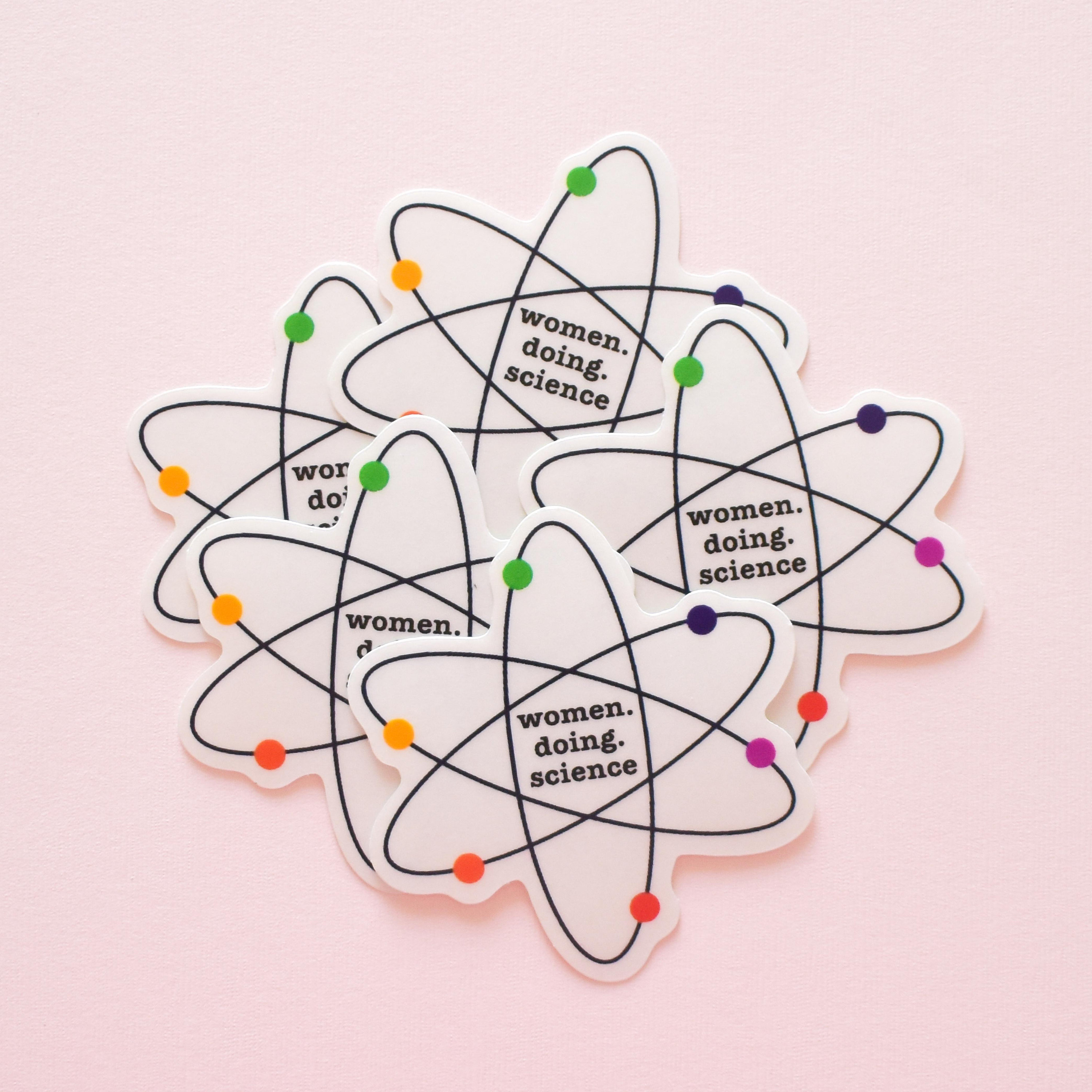 Women Doing Science Transparent Vinyl Sticker Women in STEM - Etsy