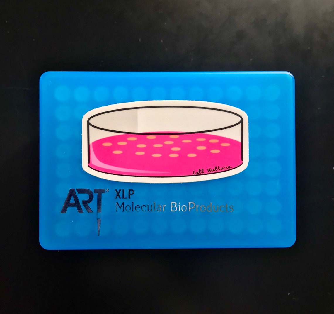Petri Dish vinyl science sticker microbiology bacteria | Etsy