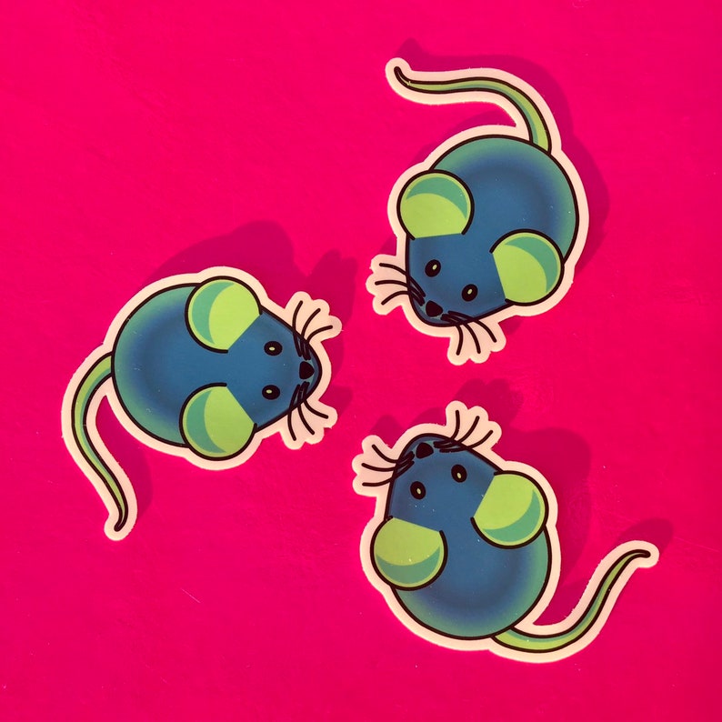 GFP Mouse Vinyl Science Sticker Biology Immunology - Etsy