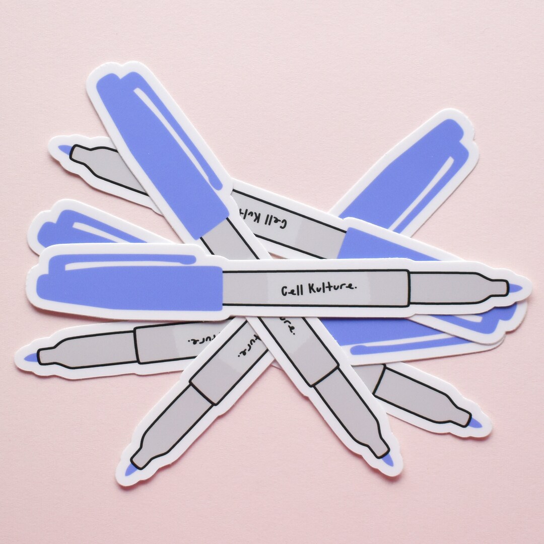 Permanent Marker, Vinyl Science Sticker, Bullet Journaling, Planner ...