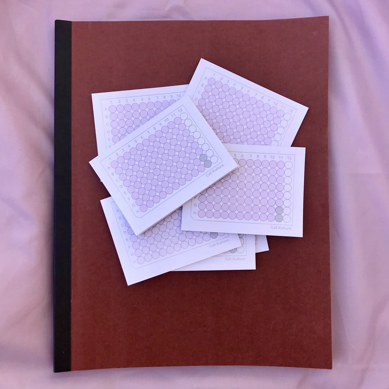 96 Well Plate, Science Note Pad, Recycled Paper Sticky Notes, Gift for ...