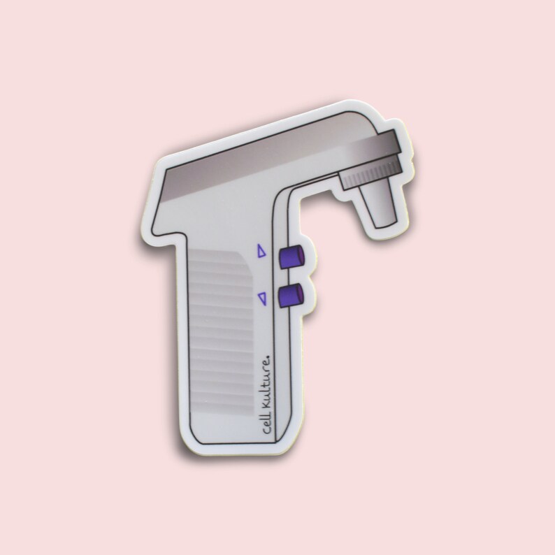 Pipette Controller Vinyl Science Sticker Biology Cell - Etsy