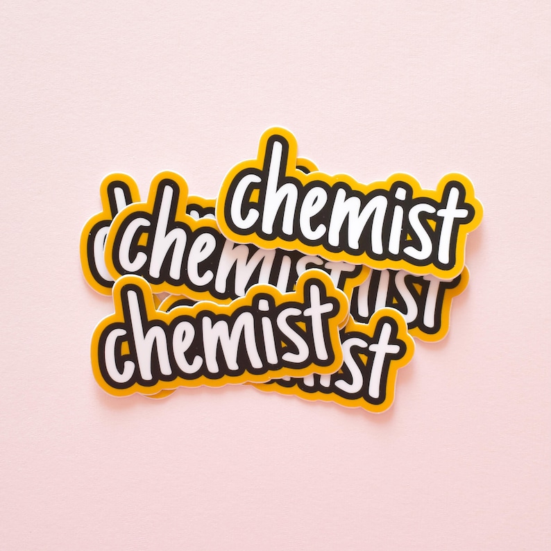 Chemist, Vinyl Science Sticker, Unique Chemistry Gift, Teacher ...