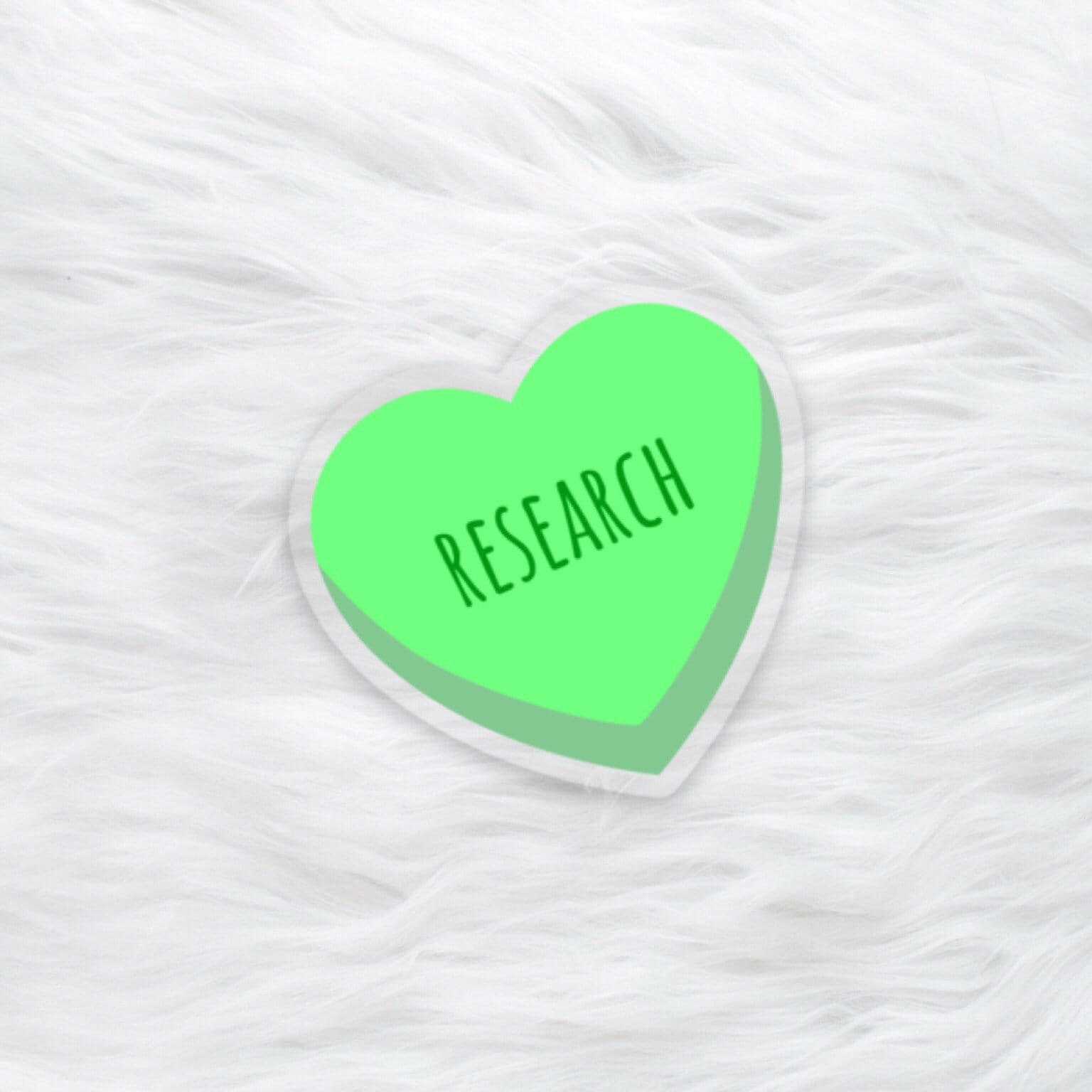 Candy Heart science Research Transparent Vinyl STEM | Etsy