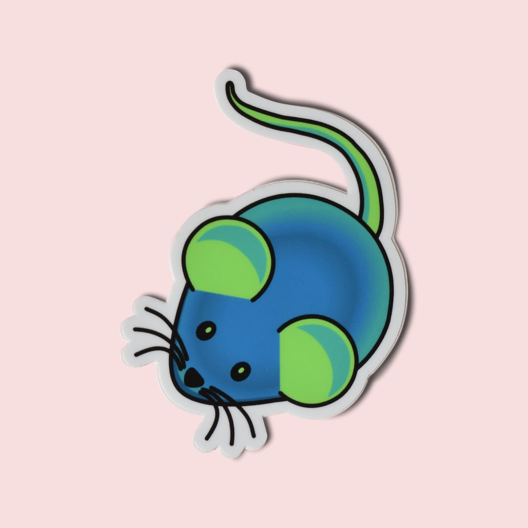 GFP Mouse, Vinyl Science Sticker, Biology, Immunology, Geekery, Gift ...