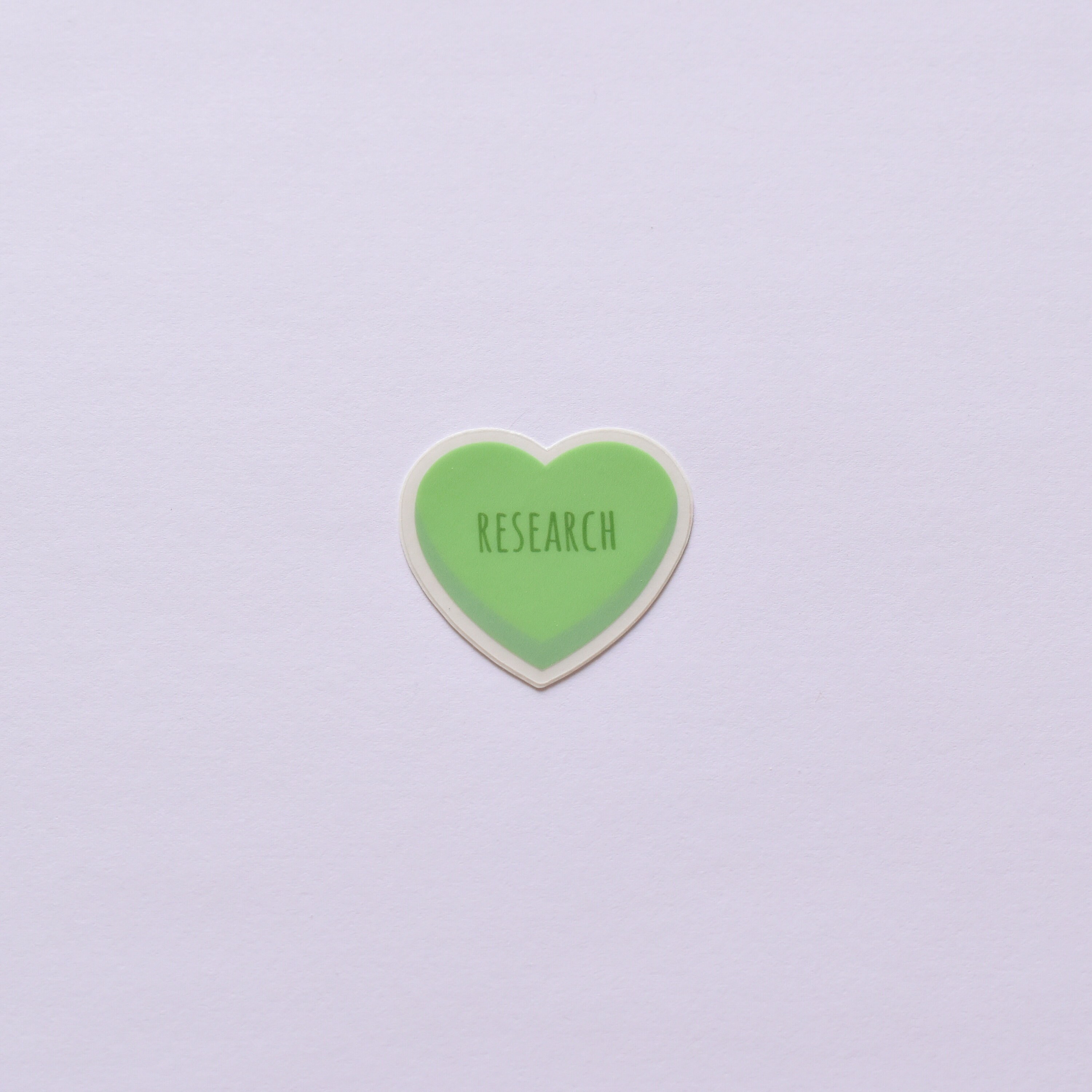 Candy Heart science Research Transparent Vinyl STEM | Etsy