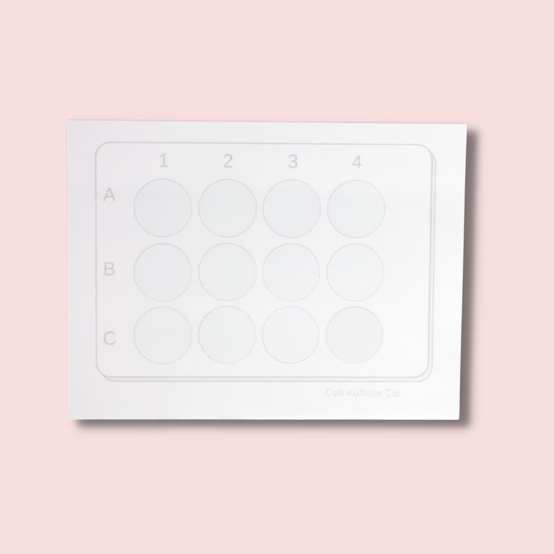 12 Well Plate, Science Note Pad, Recycled Paper Sticky Notes, Gift for ...