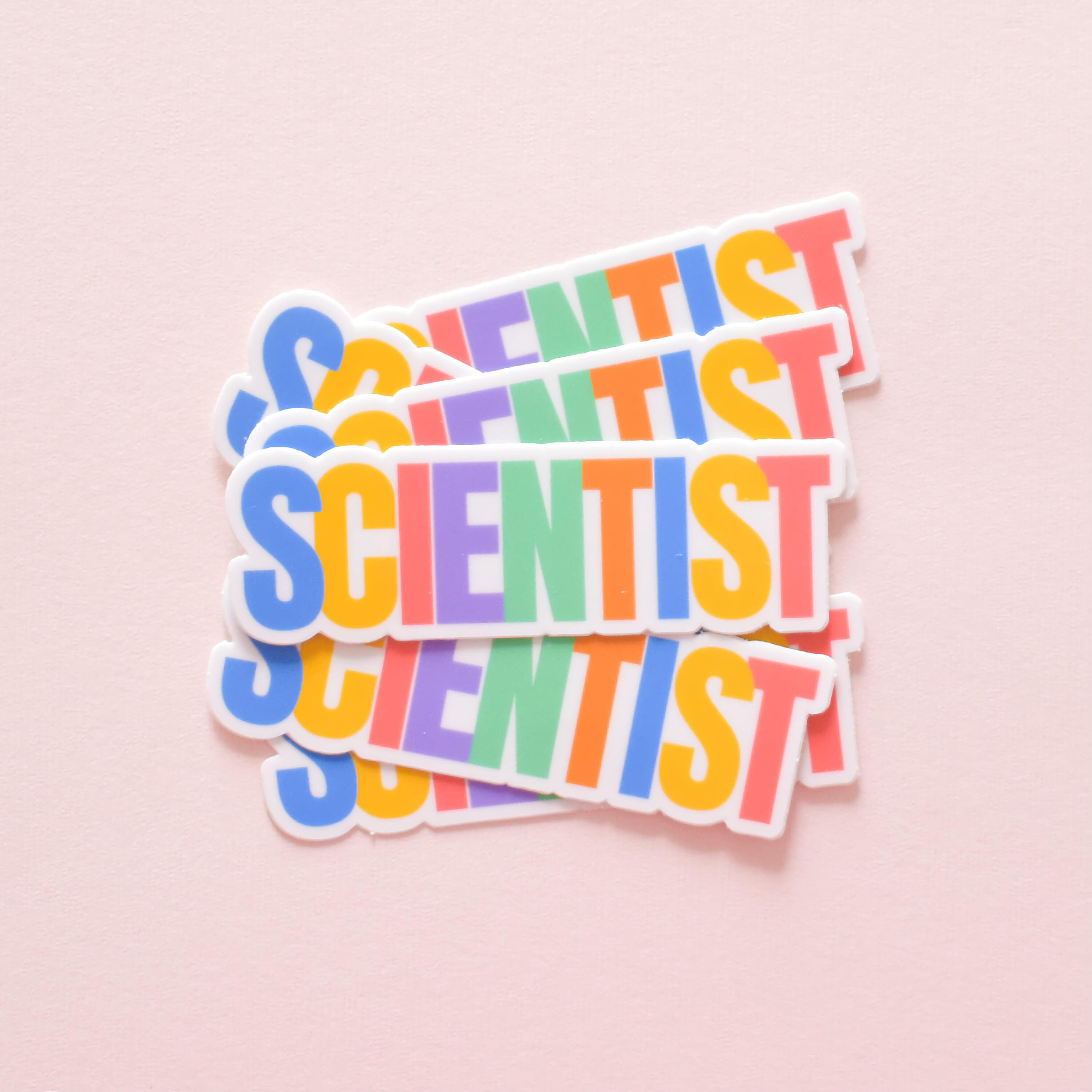 Scientist Vinyl Science Sticker Rainbow STEM Pride - Etsy