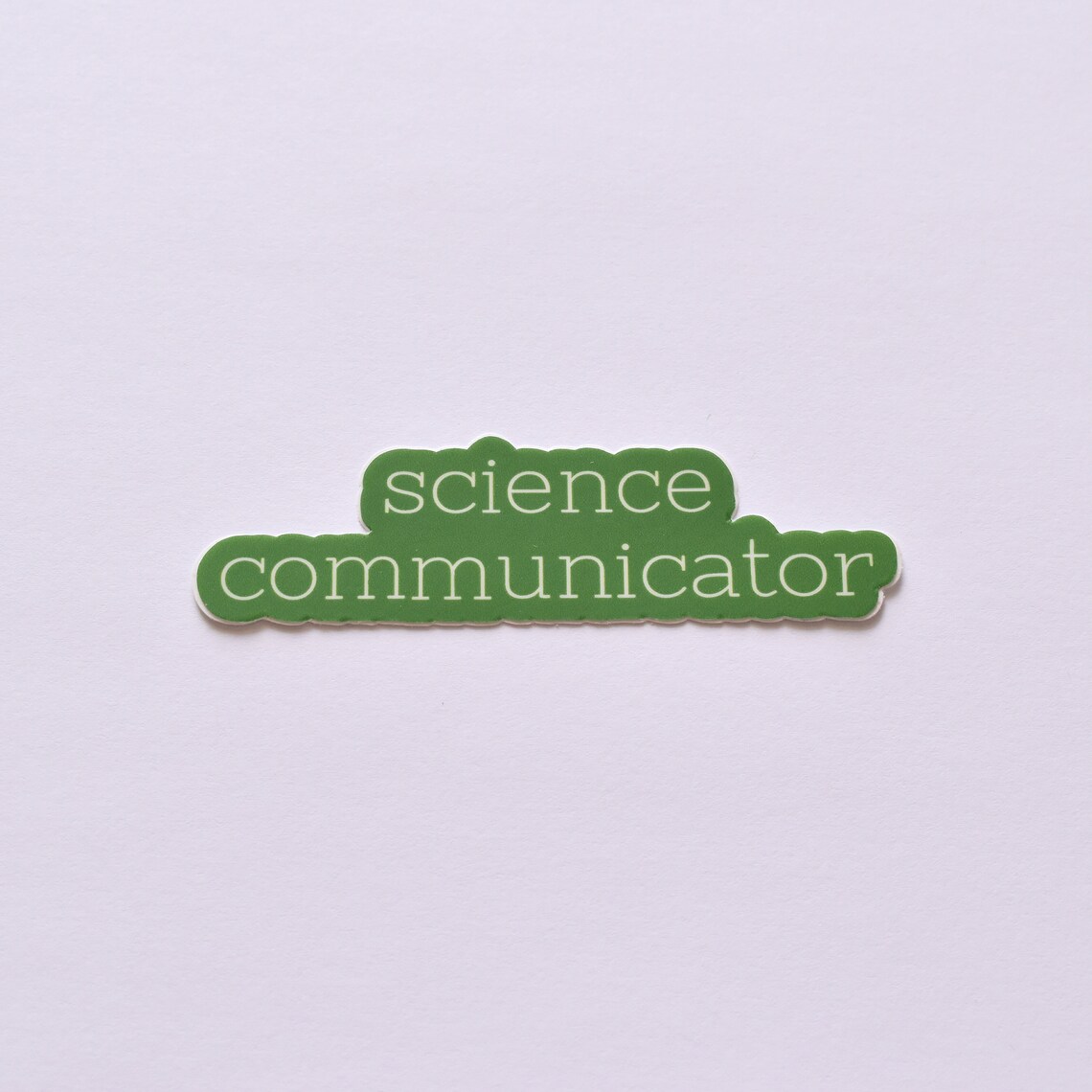 Science Communicator vinyl science sticker unique STEM gift | Etsy