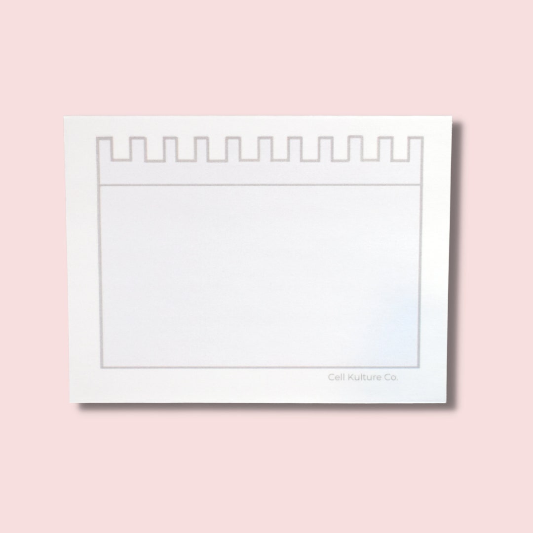 Gel Electrophoresis, Western Blot, Science Note Pad, Recycled Paper ...