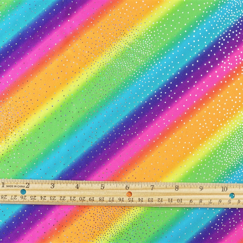 Rainbow Fabric - Etsy