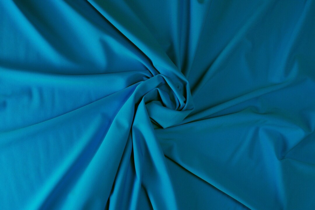 Turquoise Matte Tricot, 4-way Stretch Fabric Nylon, Spectrum Pro Creora ...