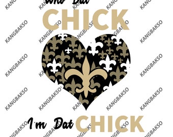 Who dat svg | Etsy