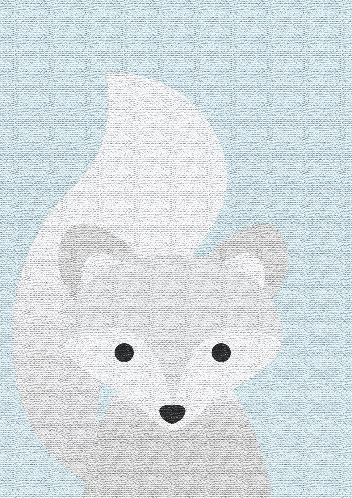 Set of 3 Framed Nursery Art Prints Arctic Fox Penguin & Polar - Etsy