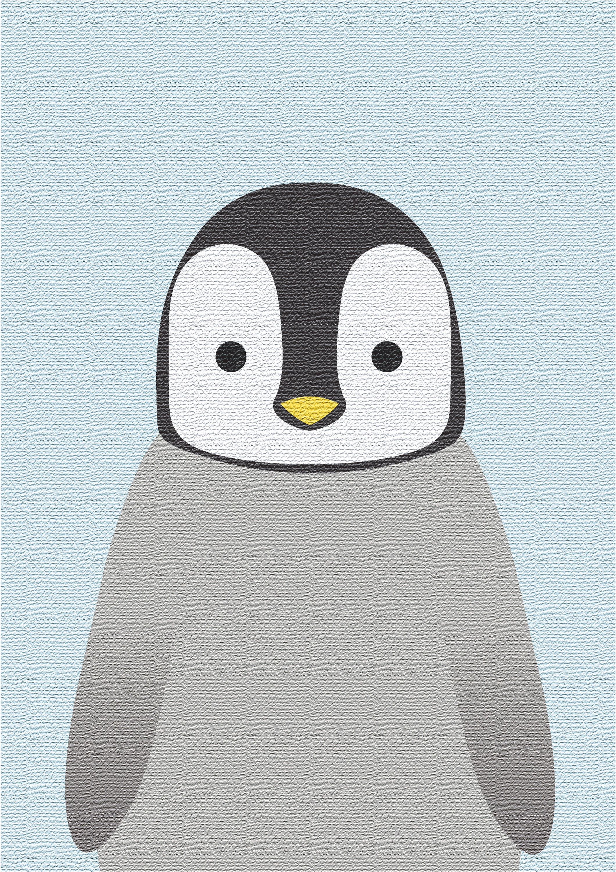 Set of 3 Framed Nursery Art Prints Arctic Fox, Penguin & Polar Bear ...