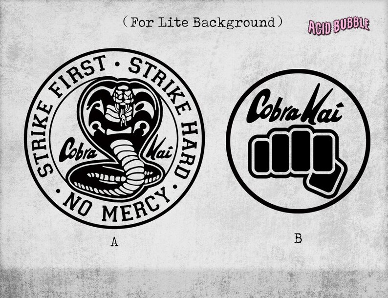 Cobra Kai decal sticker mac book laptop The Karate Kid decal | Etsy