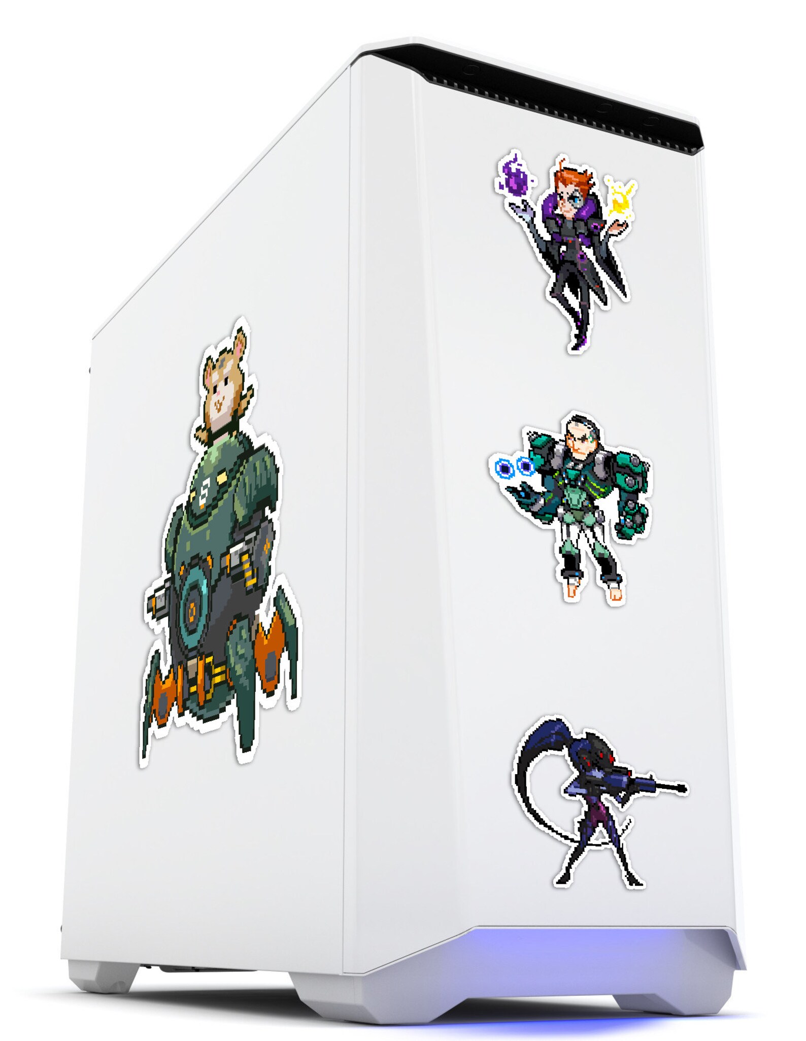 Overwatch sigma sticker pixel art spray Moira Torbjörn | Etsy