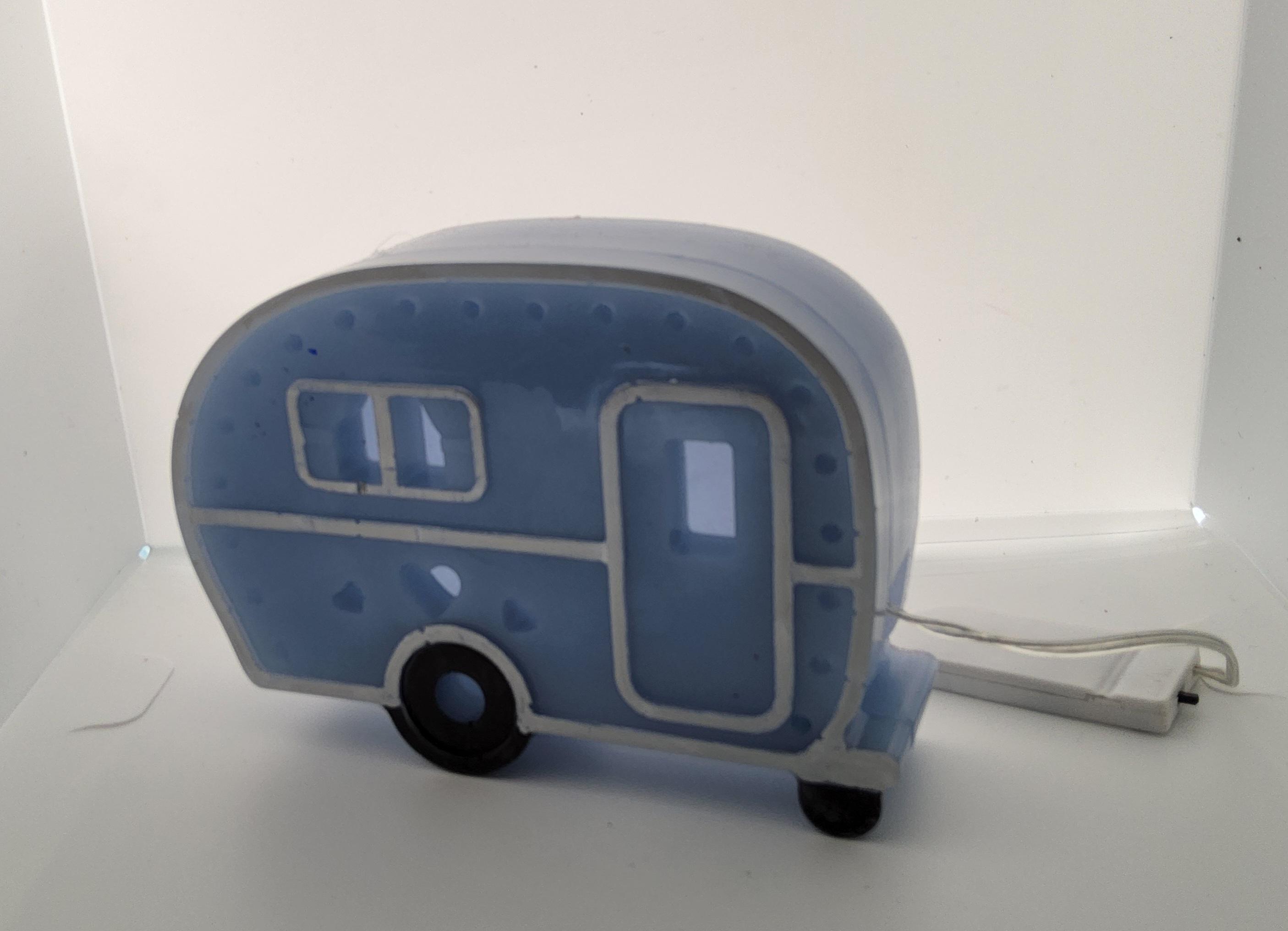 Caravan Nightlight Resin Art Lamp Gift - Etsy