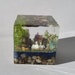 Resin Art Ornament/paperweight With Tree, Pond, People and Swans - Etsy